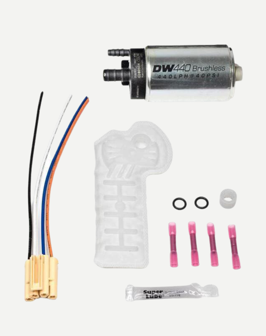 DeatschWerks 9-350 In-Line External Fuel Pump (350lph), 1 Pack